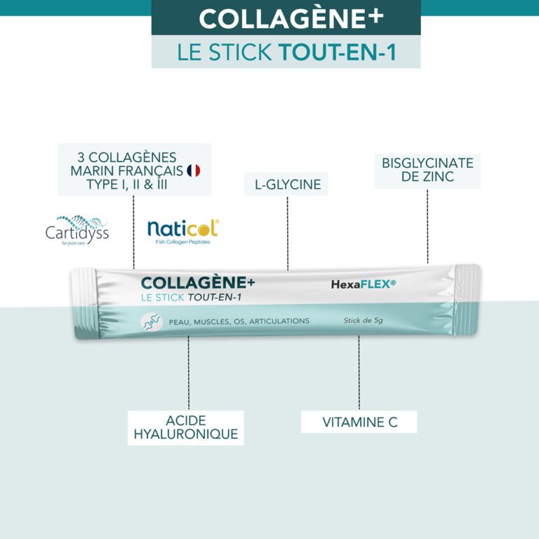 Echantillon Collagène Marin Stick Premium HexaFlex